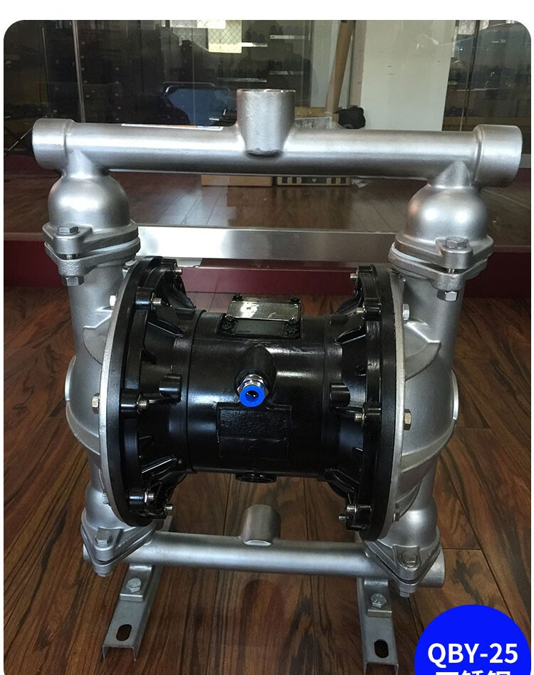 法耐 气动隔膜泵QBY-40QBY-25QBY-50不锈钢铝合金PP耐腐蚀压滤污水胶水泵启动隔膜泵 QBY-15铝合金+橡胶【图片 价格 品牌 报价】-京东