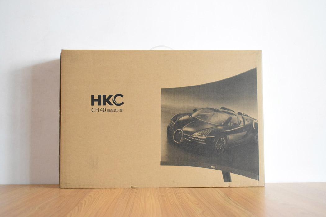 微弯的轻薄，HKC CH40简单开箱试玩 - 硬件 - in外设 - 分享外设精彩-inwaishe