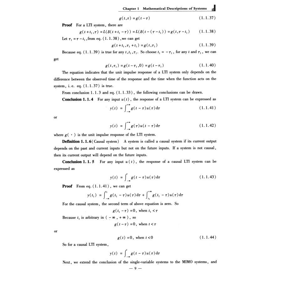 Linear System Theory