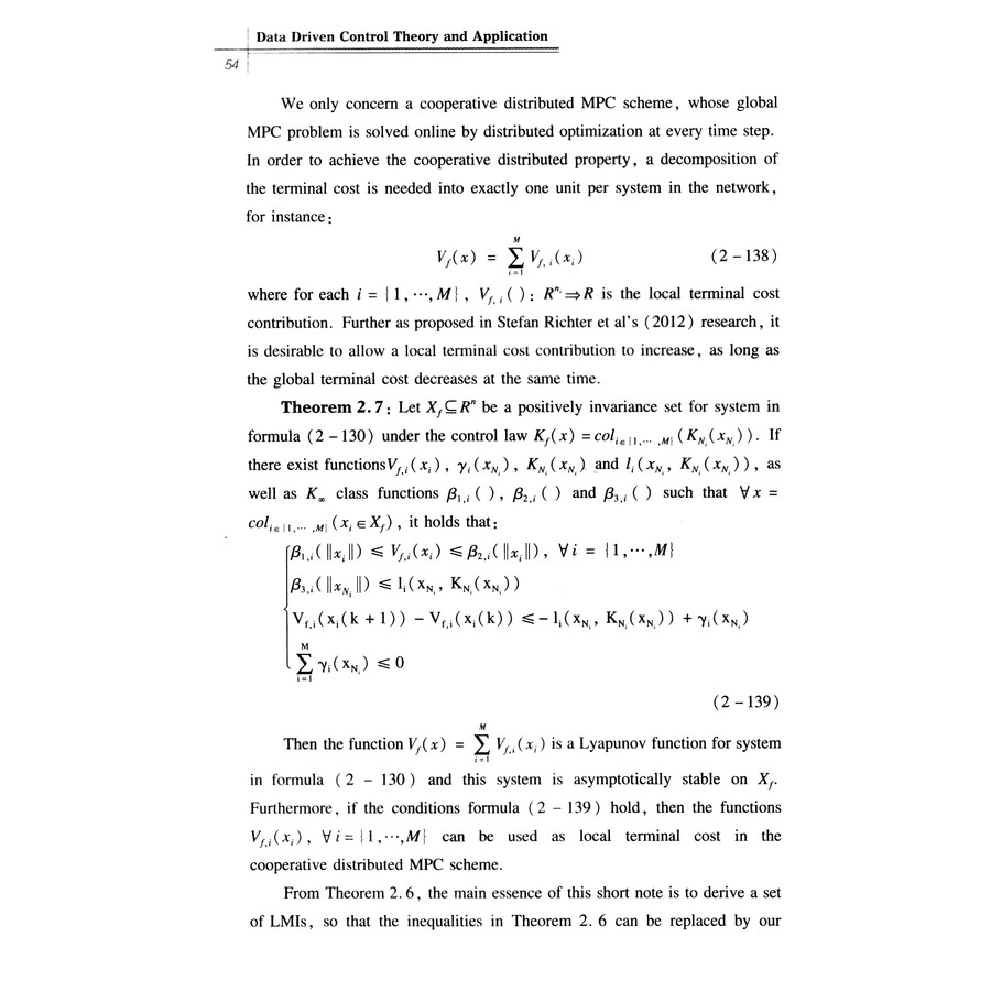 Data Driven Control Theory And Applicationby Wang Jianhongxiao Zhifeng 