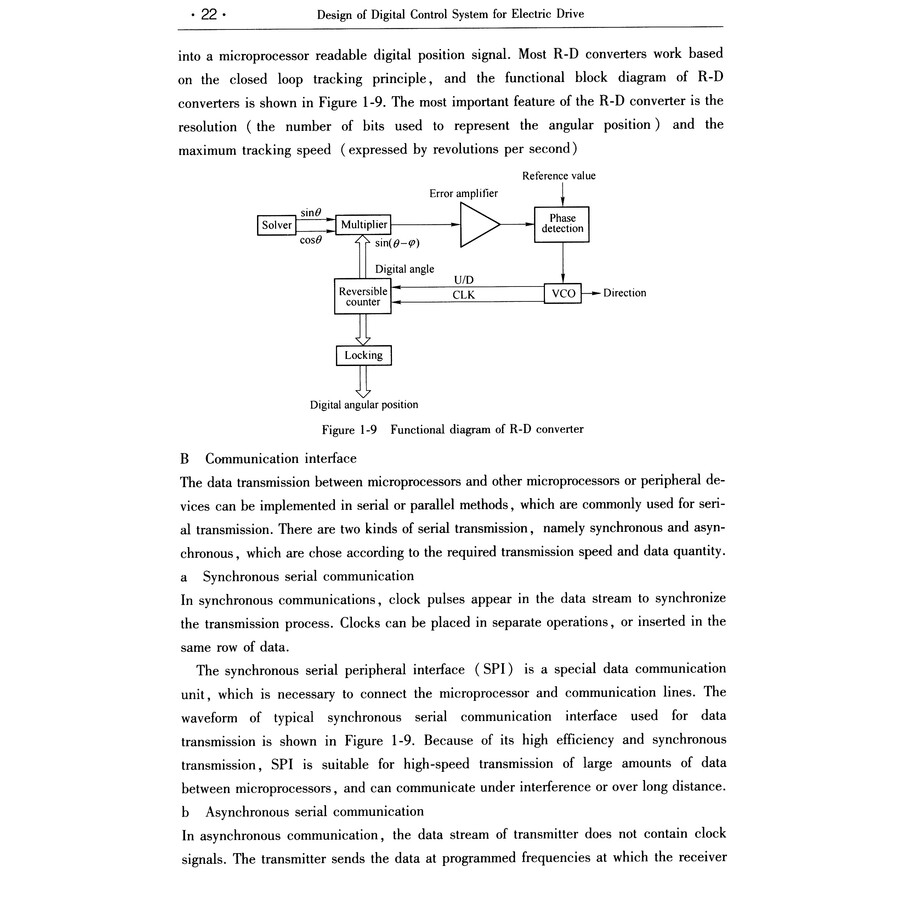 Design Of Digital Control System For Electric Driveby Pan Yuedou Wang Zhe