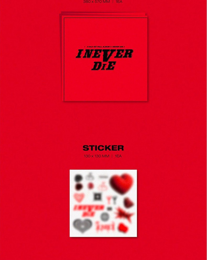 现货正版 (G)I-DLE 正规一辑 I NEVER DIE 专辑CD唱片 gidle专辑 I NEVER DIE（红色+粉色+黑色 ...