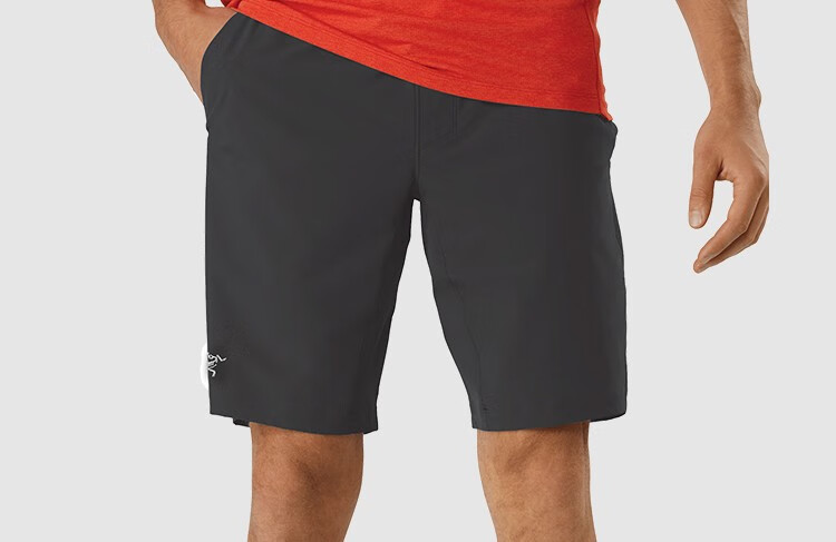 ARC'TERYX始祖鸟 APTIN SHORT 轻量透气 男子 短裤 Cloud/暗雾灰 XL【图片 价格 品牌 报价】-京东
