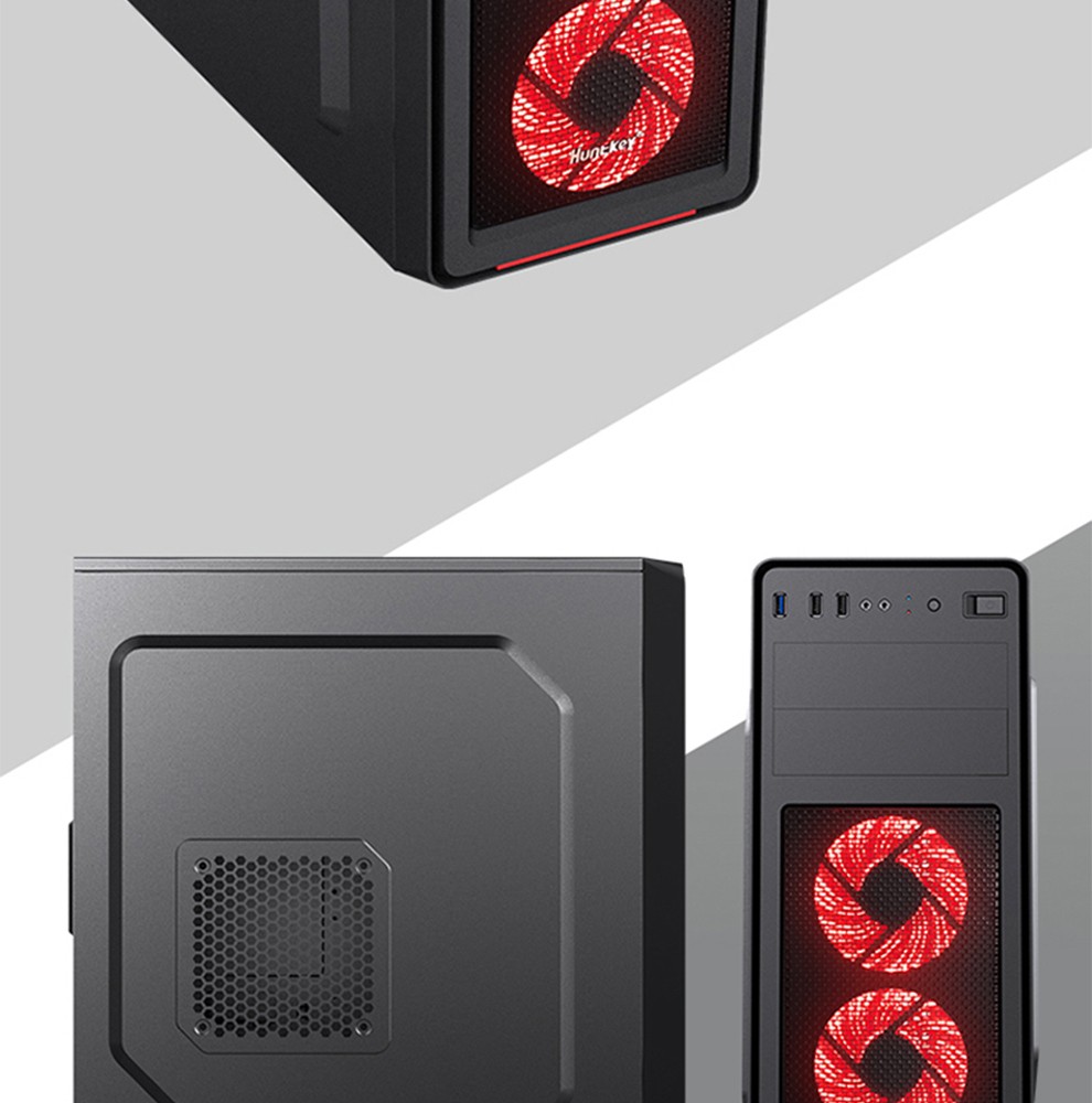 航嘉（Huntkey） 睿智S/MAX/GX400X 组装电脑ATX主机箱 台式游戏支持大板光驱背线 BU402（中小板）【图片 价格 品牌 ...