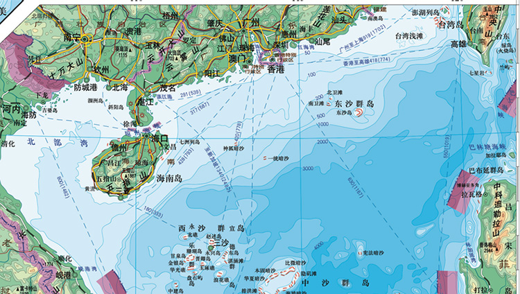 中国地图南海诸岛比例-千图网
