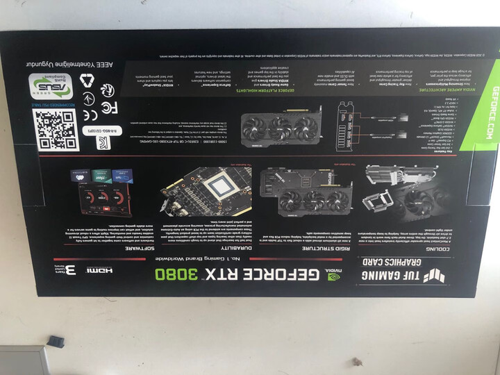 华硕（ASUS）TUF-RTX3080-10G-GAMING：“简直太香了。 华硕品质，坚若磐石。 大爱” - 京东