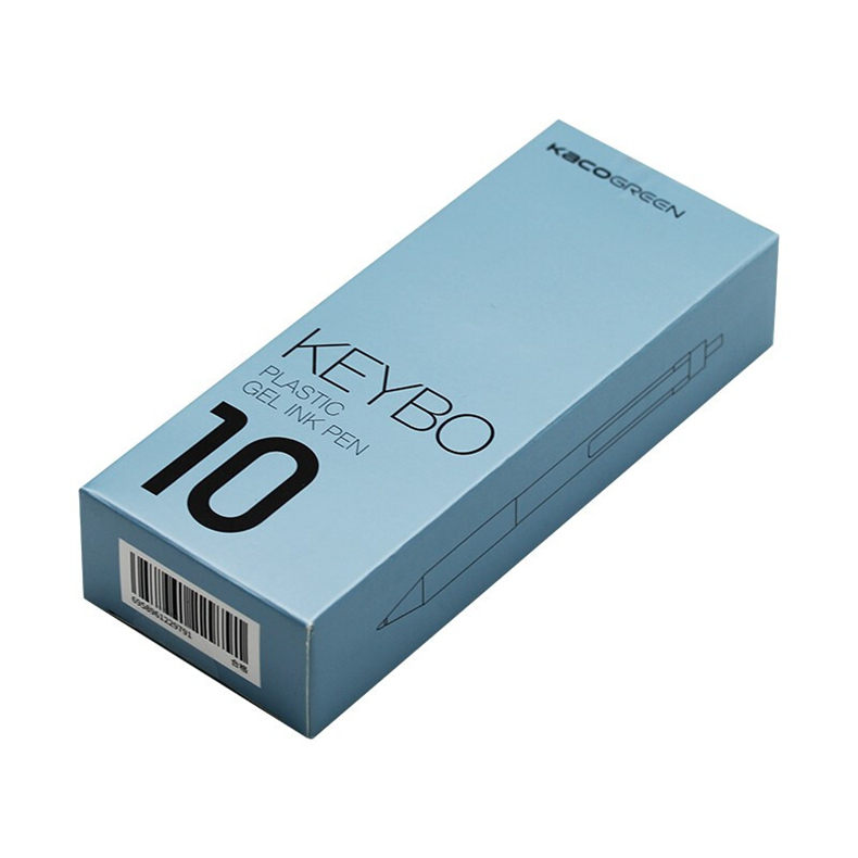 KACO Keybo凯宝中性笔0.38财务专用 按动水笔 办公用品签字笔学生按压式黑笔 0.38凯宝中性笔 10只装-融创集采商城