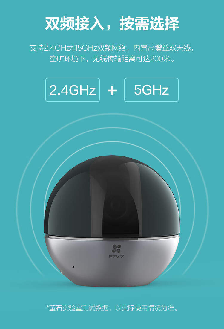 【萤石C6WI】萤石（EZVIZ）C6WI+32G 智能400万超清无线云台摄像头 AI特写追踪 人脸识别【行情 报价 价格 评测】-京东