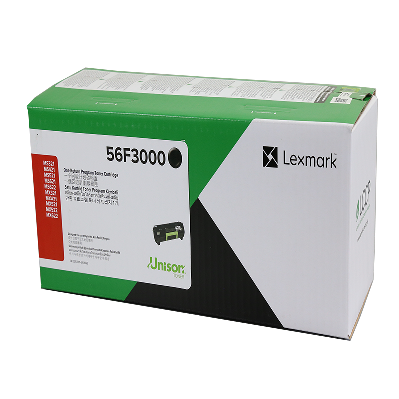 【LEXMARK56F3000】利盟（LEXMARK）56F3000 MS321/ MS421/MS521/MS621 粉盒 粉仓 MX321 ...